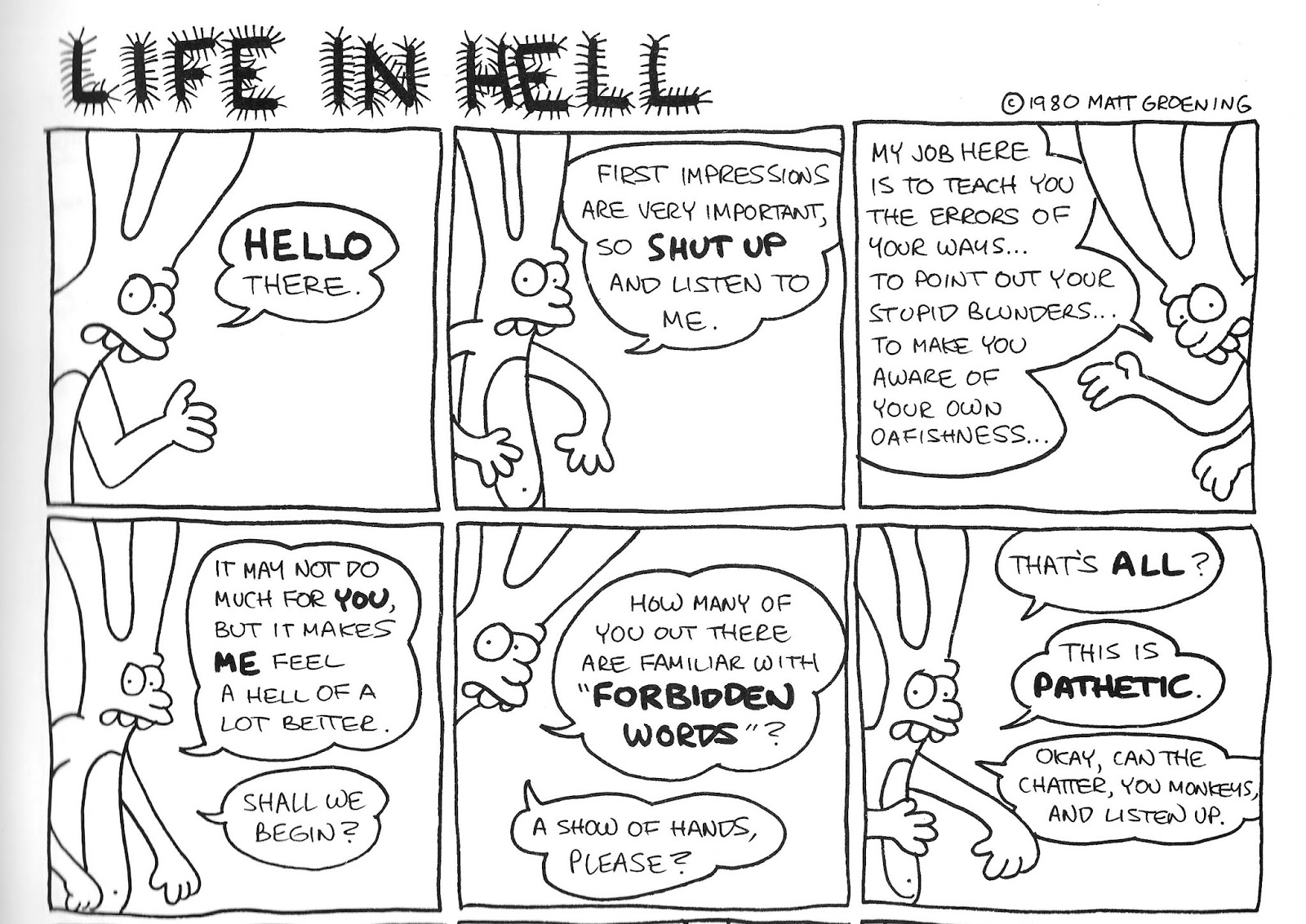 Comicmaniacs: Life in Hell από Matt Groening