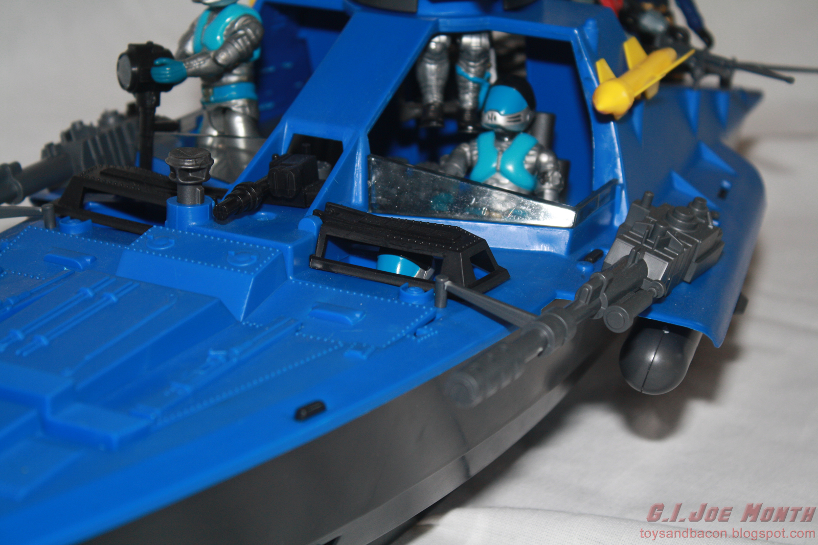 Toys and Bacon: G.I. Joe Month: Cobra Moray Hydrofoil... Almost