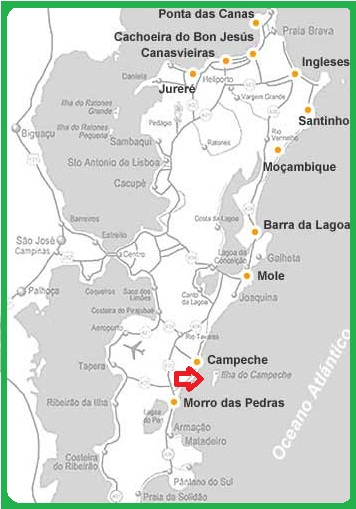 Playas de Brasil: Ilha do Campeche - Florianópolis