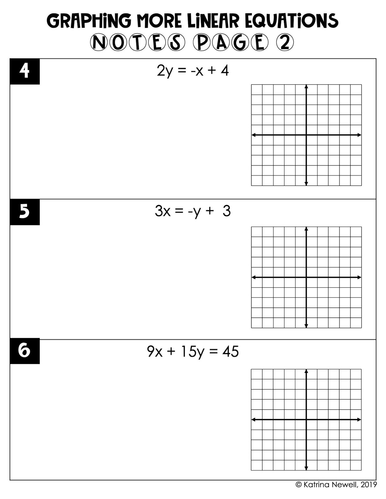 Linear Functions 1-100 Game Board | Mrs. Newell's Math