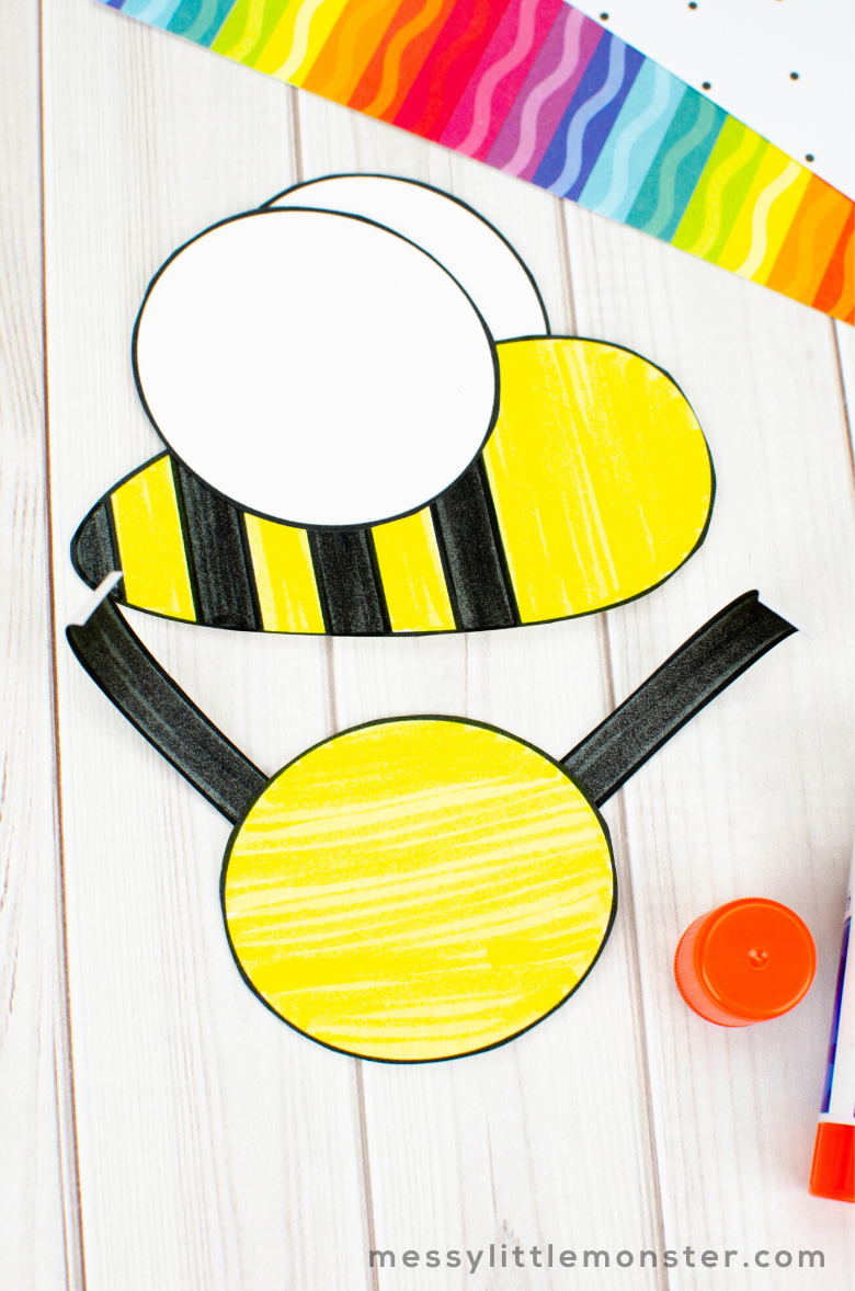 The Cutest Mix & Match Paper Bug Crafts (template included!) - Messy ...