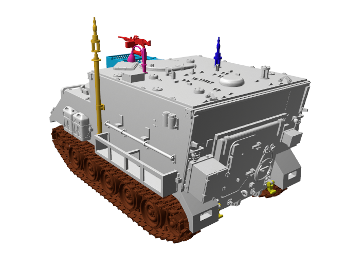 Gulumik Military Models: IDF M577 MUGAF Command Vehicle 1/72 RESIN ...