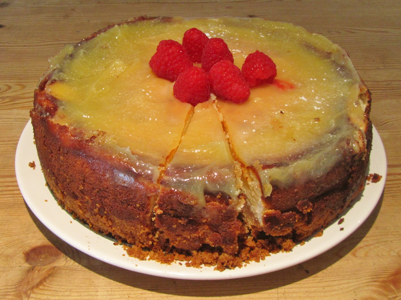 Maxine's Mix Ups x: 'Y' is for.......Yellow Cheesecake