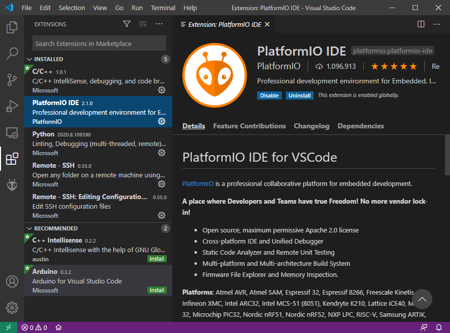 Adventures with a Raspberry Pi: Arduino Development using VSCode