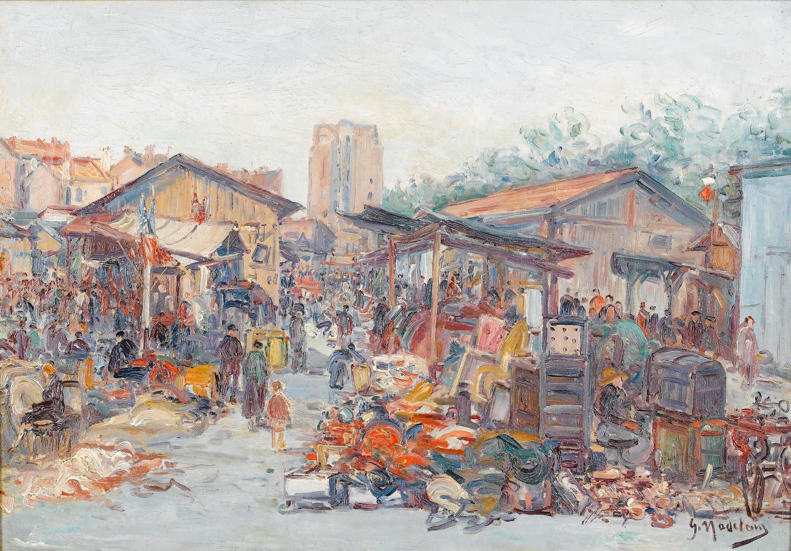 Gustave Madelain (1867-1944) | Post-Impressionist painter | Fine Art Masters