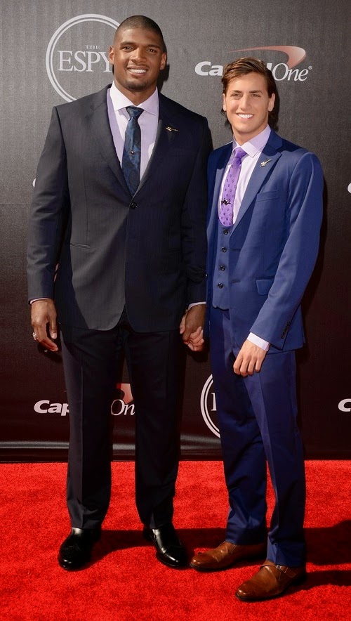 VJBrendan.com: Michael Sam Receives the Arthur Ashe Award at the 2014 ESPYs