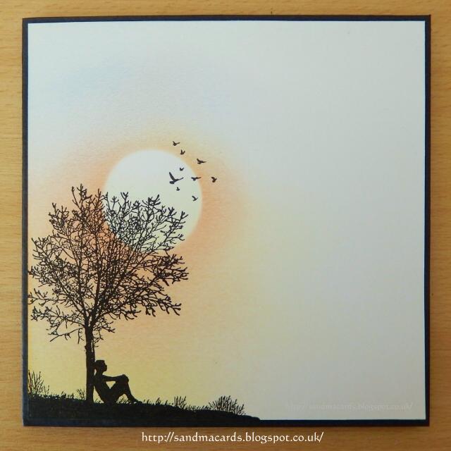 Sandma's Handmade Cards: Serene Sunset