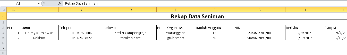 Export Tabel MySql Ke Excel Dengan PHP - Blog Orang IT