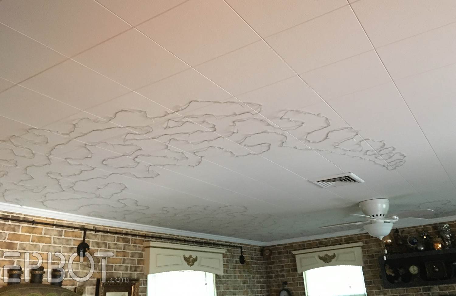 EPBOT: Our Magical Twinkle Light Ceiling, And How We Did It!