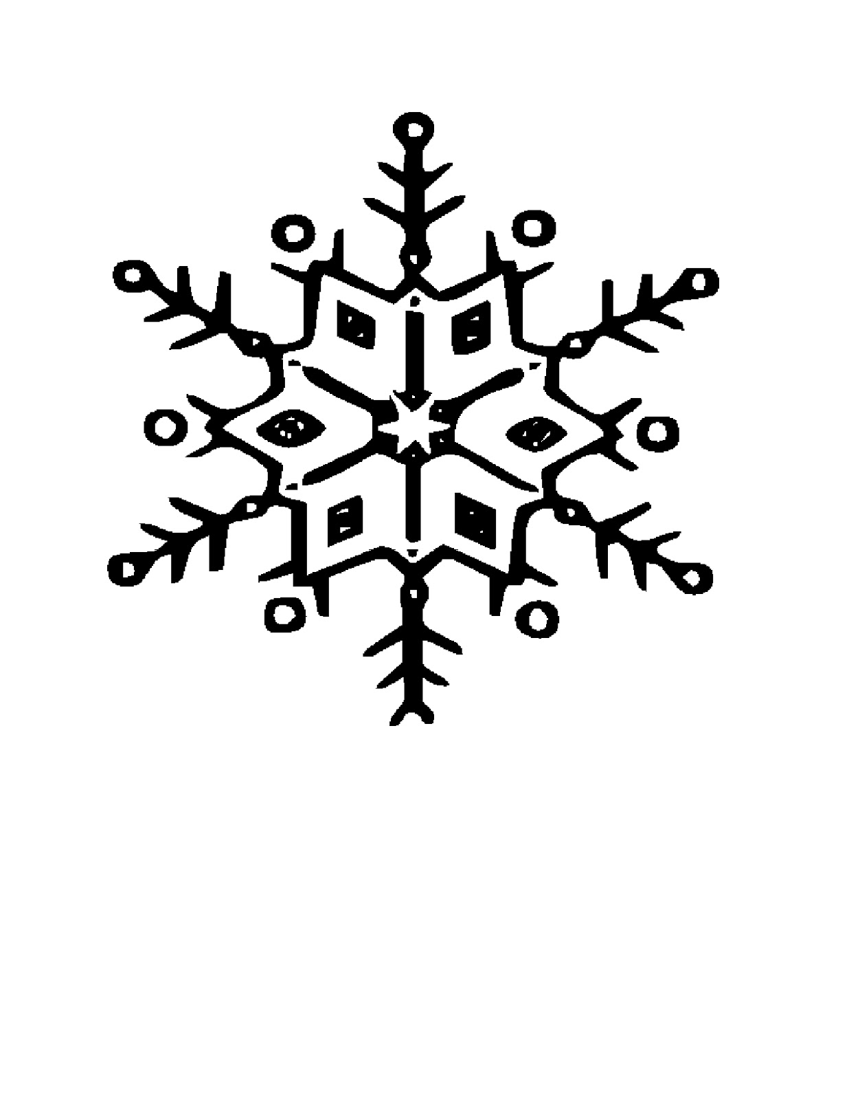 Modele cu FULGI de colorat - decupat - 69 :: Fise de lucru - gradinita ...