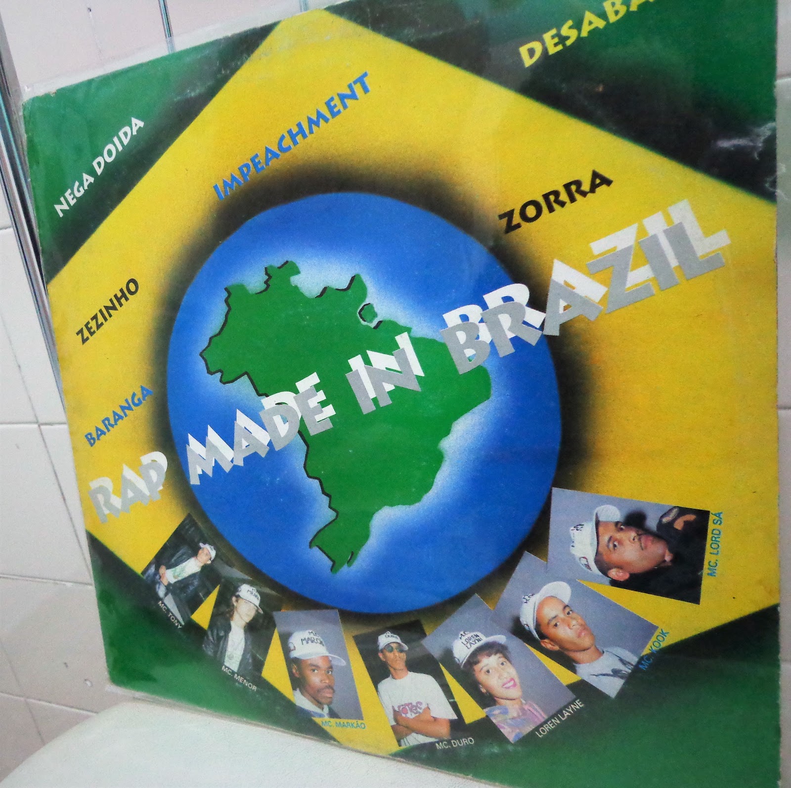 ZZ CLUB - 1993 - RAP MADE IN BRAZIL (QUALIDADE VINIL ) - Site Funk antigo