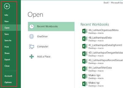 Raudlatul Jannah: BELAJAR MICROSOFT OFFICE EXCEL 2016