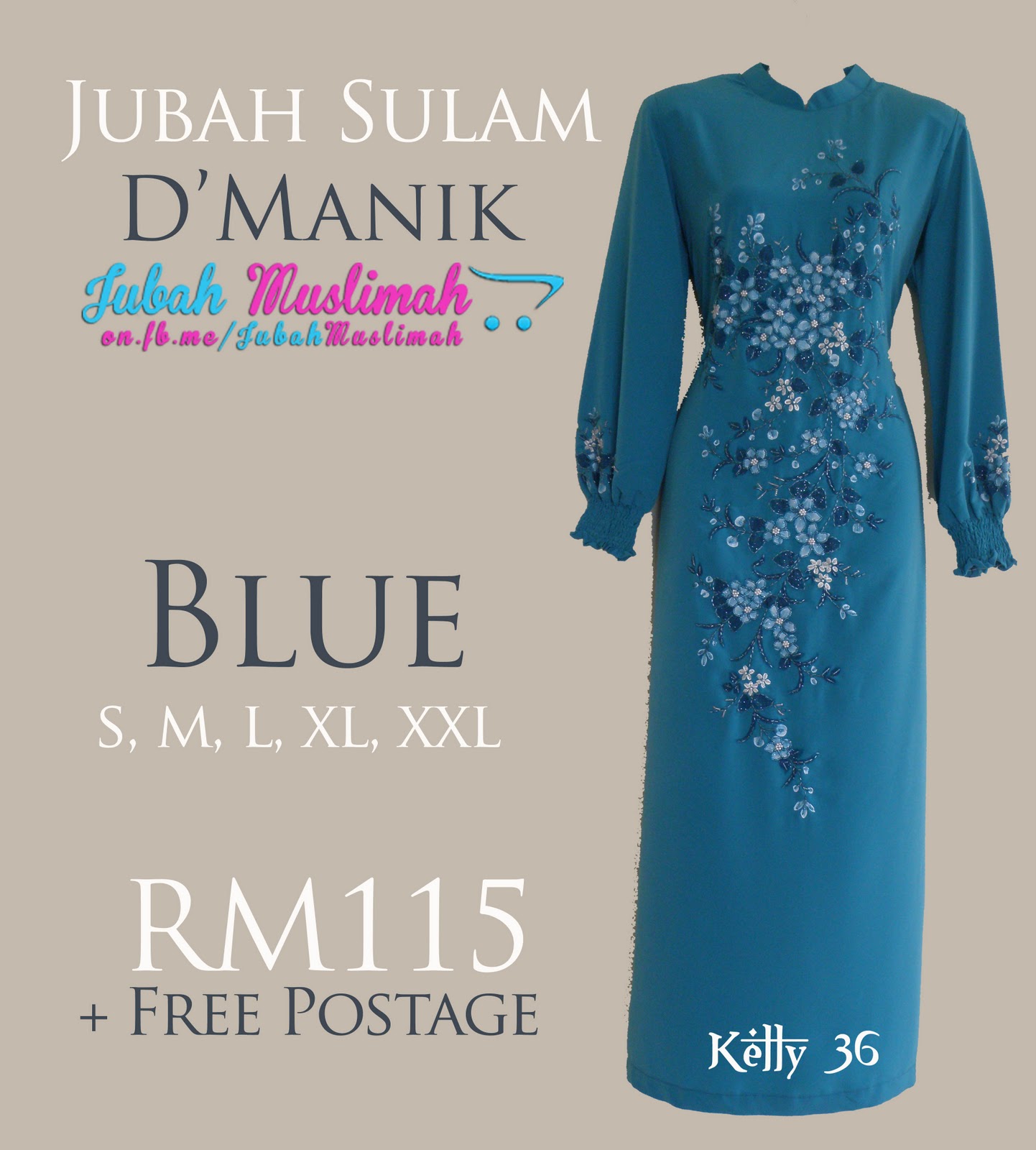 Jubah Muslimah Official: [Ready Stock] NEW!! Koleksi Putri Cinta Jubah ...