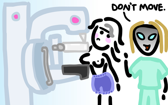 The Animated Woman: The Animated Mammogram.