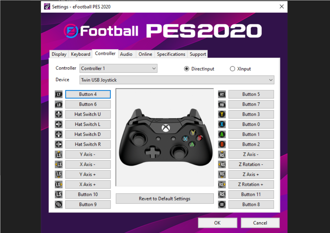 Cara Mudah Setting Stick / Joystick pada Game eFootball PES 2020 PC ...