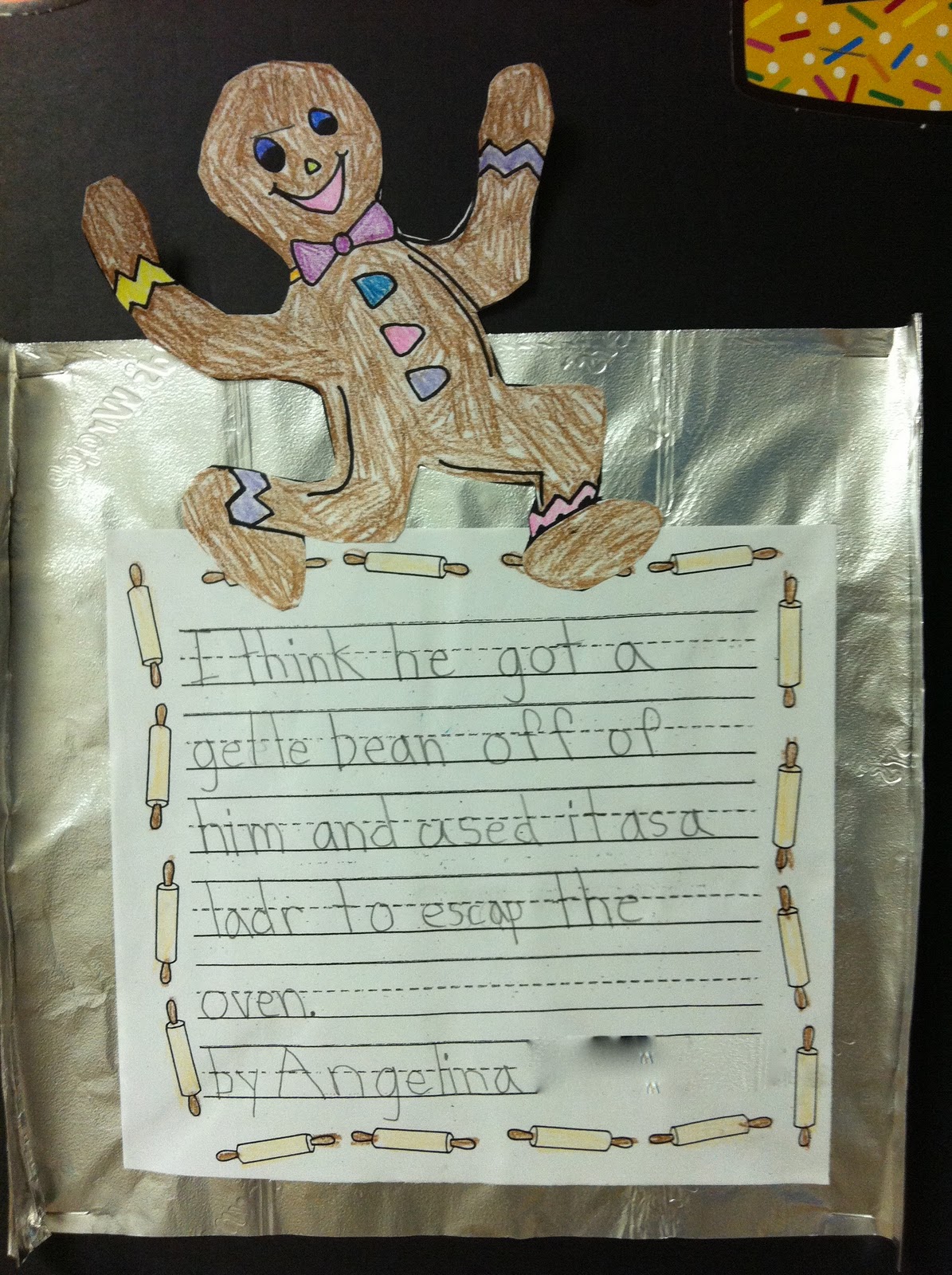 Laughing all the way...: Creative Writing About “The Gingerbread Man"