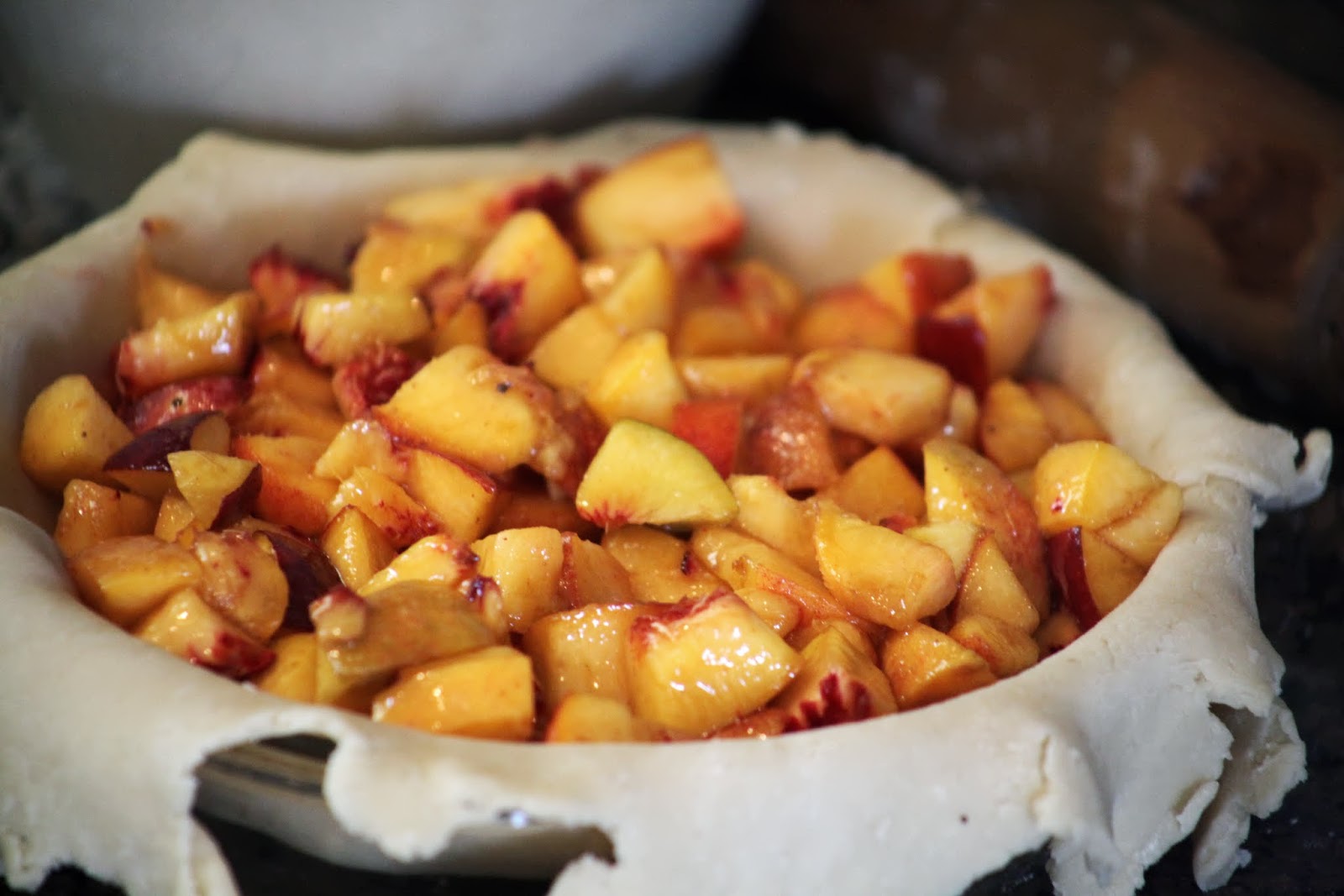 Rustic Peach Pie - Cedar Hill Farmhouse
