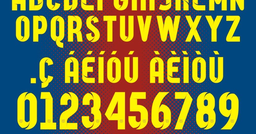 Barcelona 2012-13 font