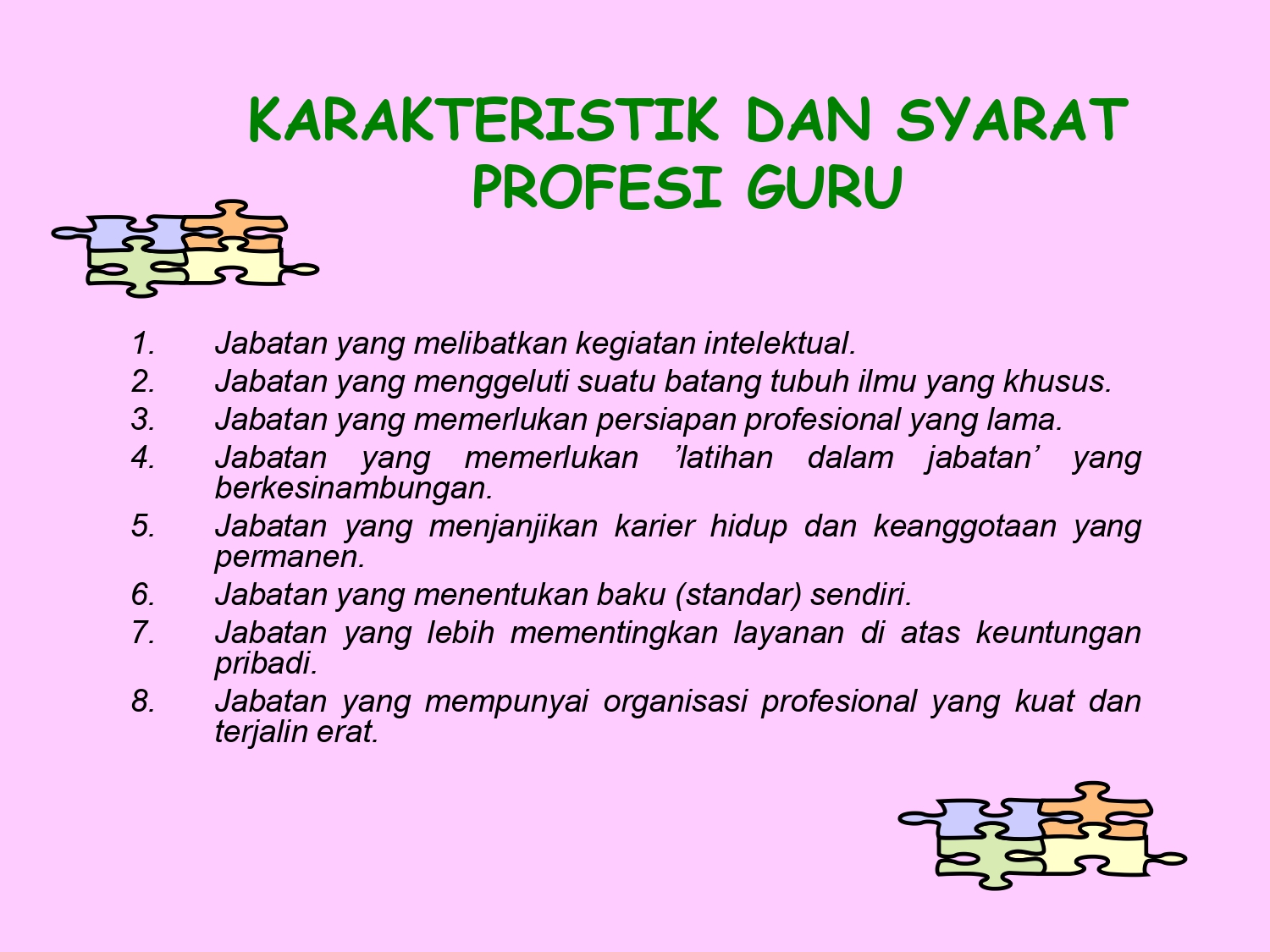 Pengembangan Profesi Guru