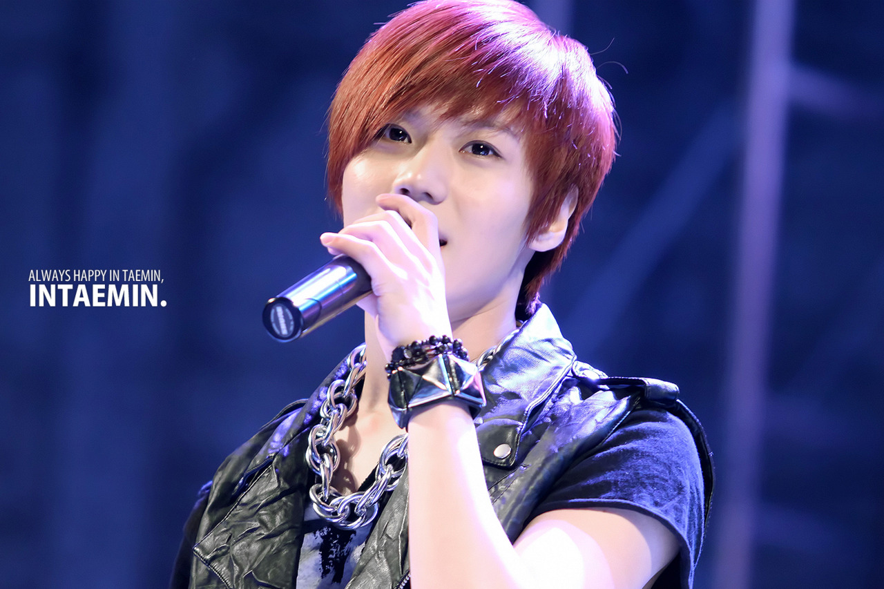 Taemin & Krystal: [Event] 110526 Taemin at Kangnam University