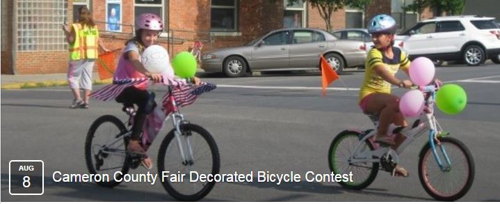Cameron County PA News: Cameron County Fair Decorated Bicycle Contest