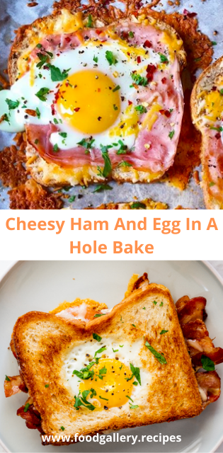 Cheesy Ham And Egg In A Hole Bake - Health Autos