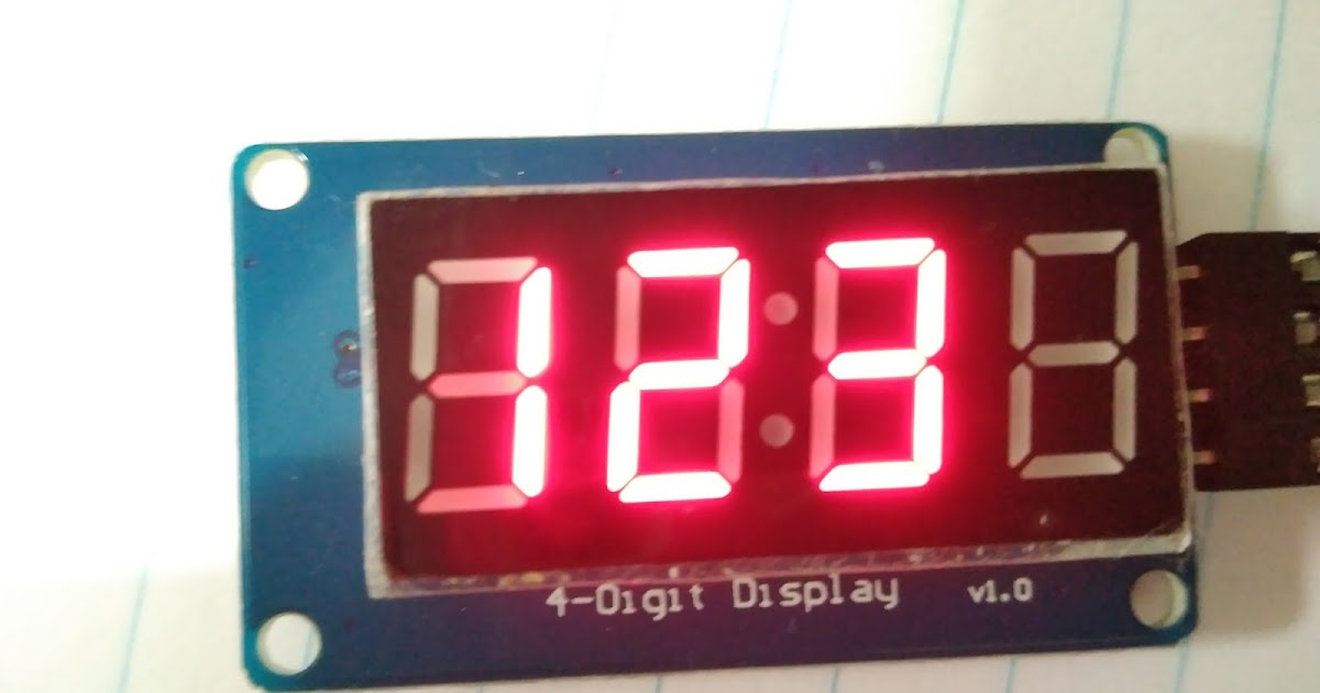Fun With Electronics And Sensors 4 Digit Seven Segment Tm1637 Display Interfacing With Arduino