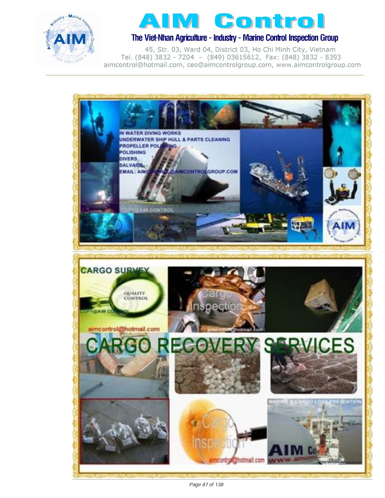 Loading Supervision and Inspection: Inspection during loading operation