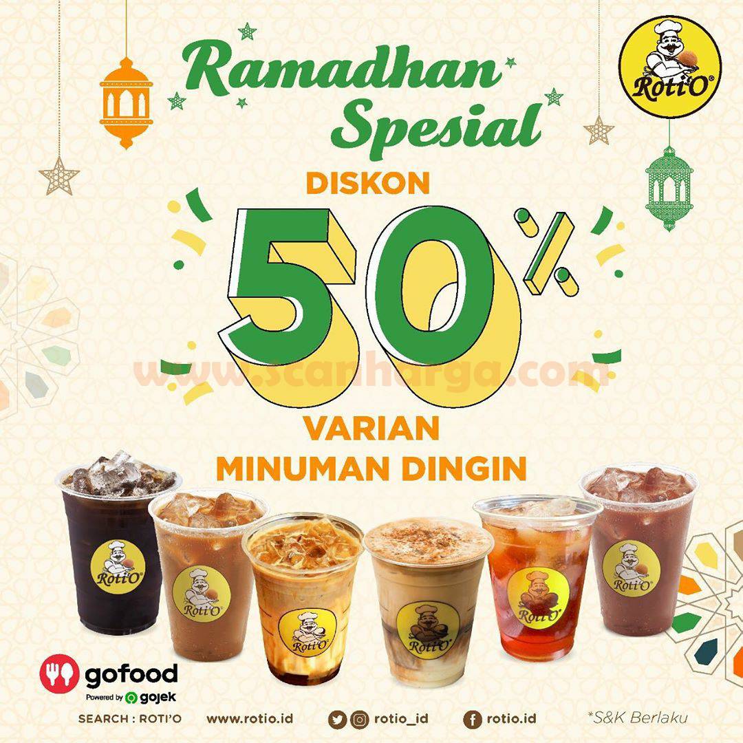 Promo Roti'O Ramadhan Spesial Diskon 50% Periode 24 April - 15 Mei 2020 ...