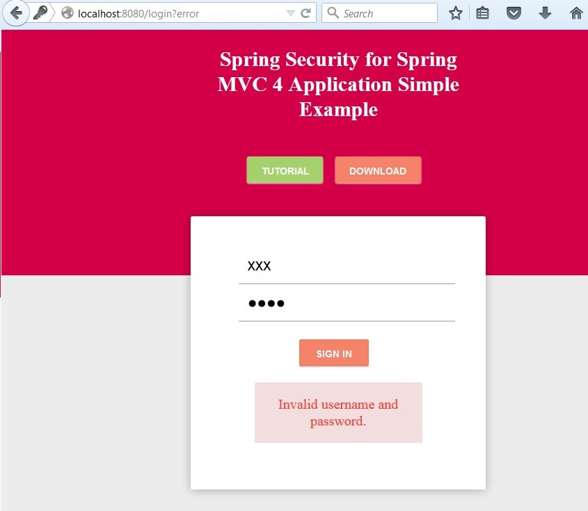 Spring Security For Spring Mvc 4 Application Simple Example Using Spring Boot Programmingfree