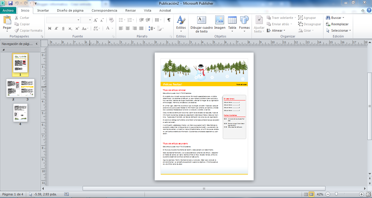 informatica: PUBLISHER