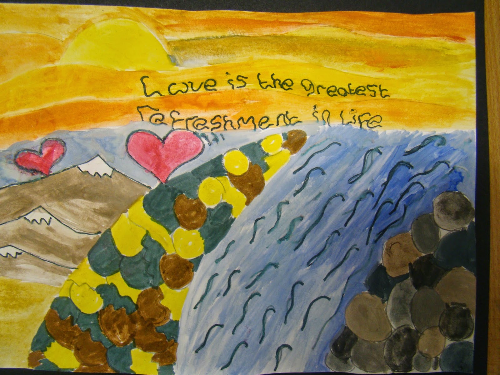 Hitcham's Blog: End of Year Art from Year 6