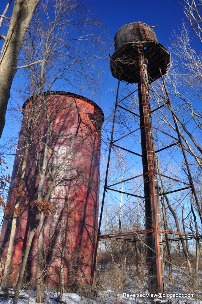 The Reversed View of Massachusetts: Water towers, Easthampton