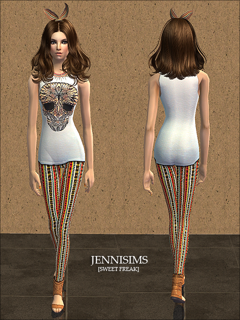 Sweet Freak Sims 2: AF ethnic pack sims 2 clothes & acc