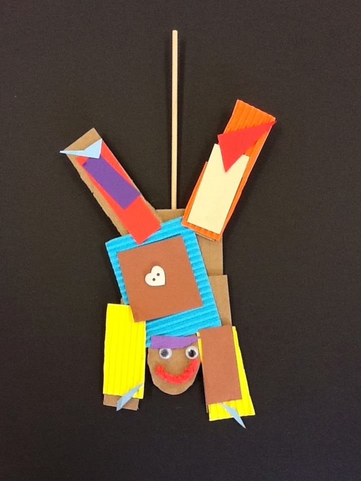 Into The Woods Road Art Studio: People Stick Puppets