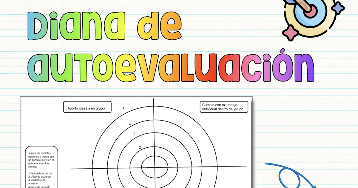En nuestra clase de Primaria: EVALUACIÓN ABP: DIANA DE AUTOEVALUACIÓN