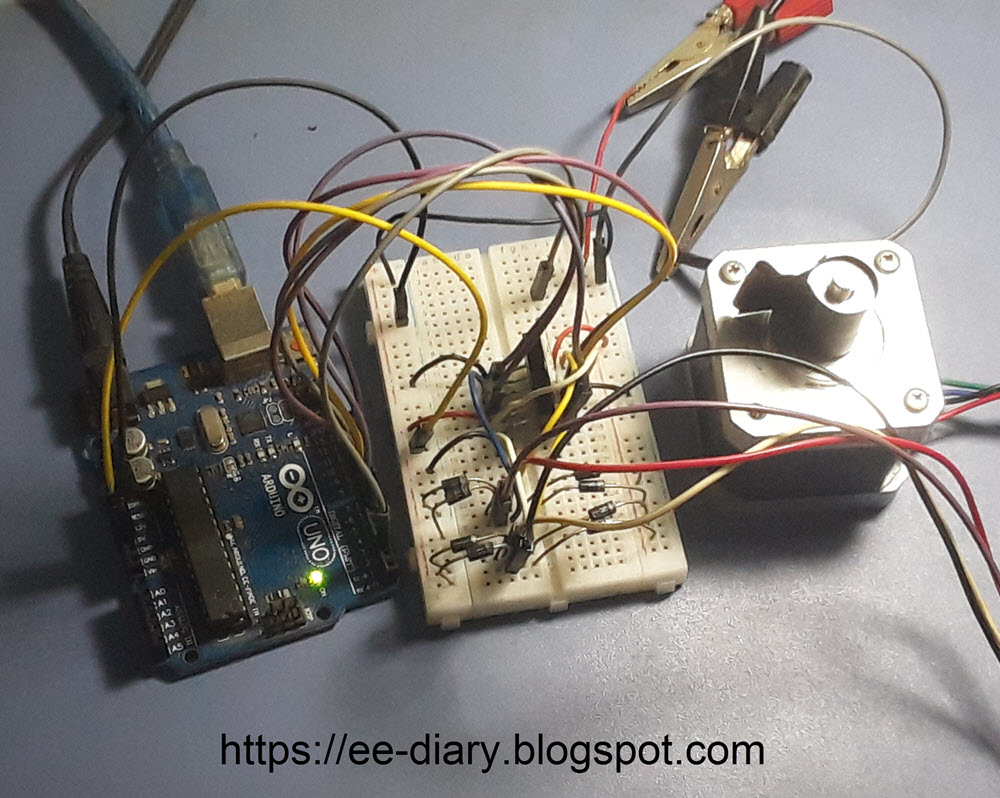 Nema 17 Stepper Motor Speed and Direction Control with Arduino | ee-diary