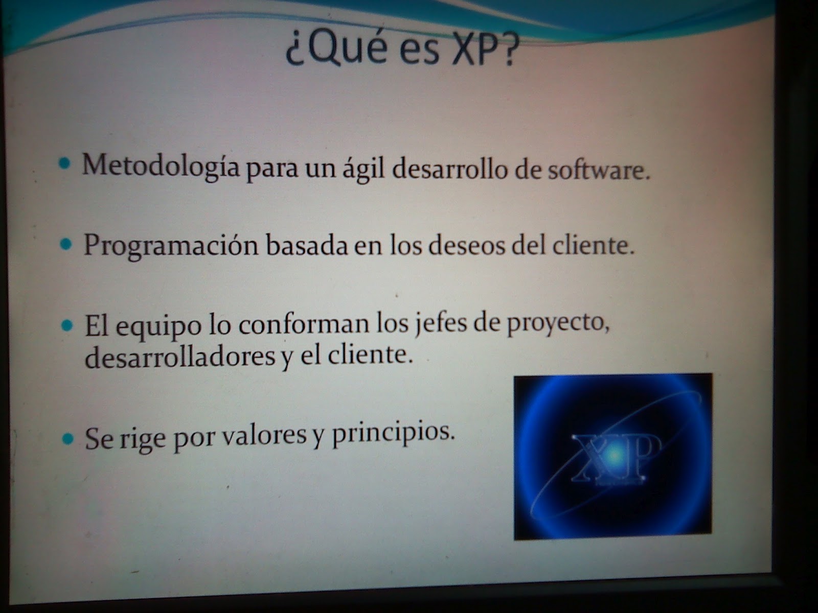 Ing Software: Metodología XP