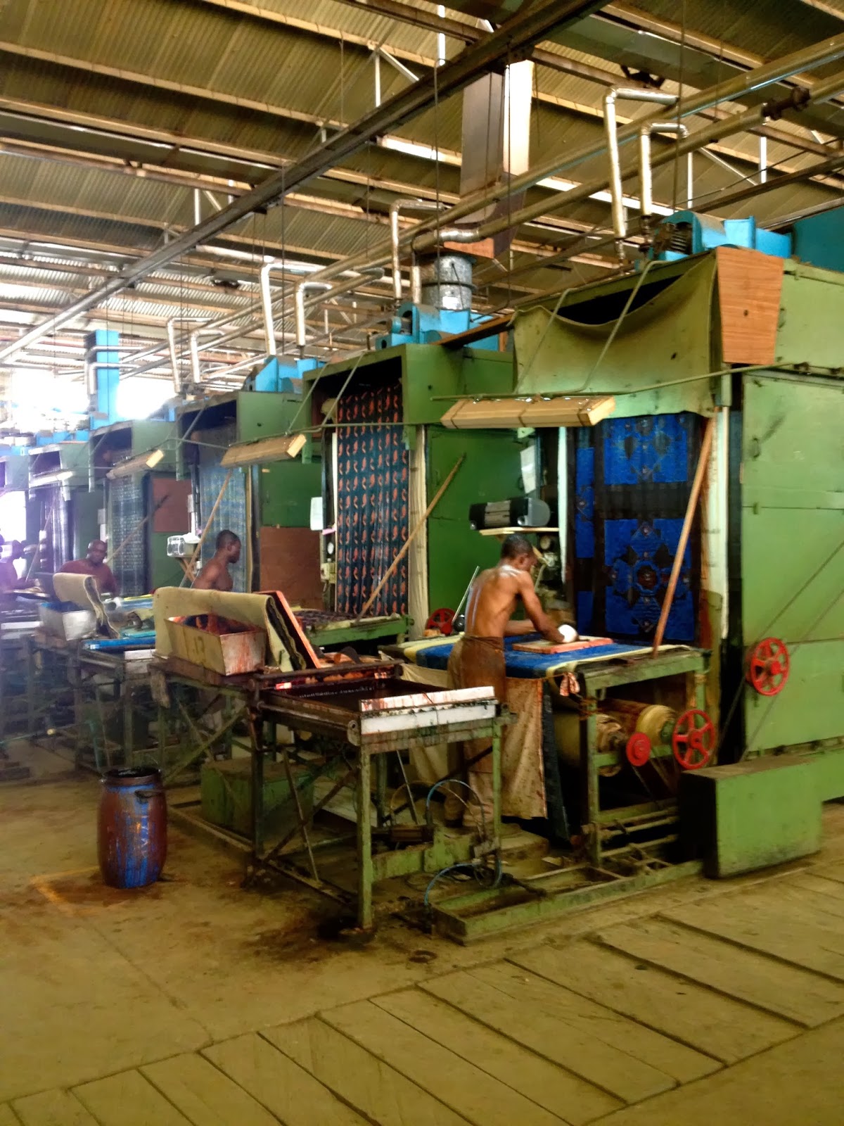 Life in Africa: GTP Fabric Plant (Ghana Textiles Printing)