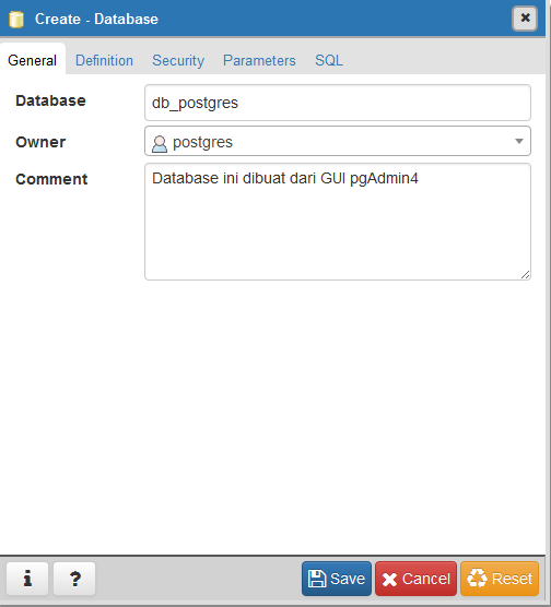 Postgresql Membuat Database Baru Ayo Koding