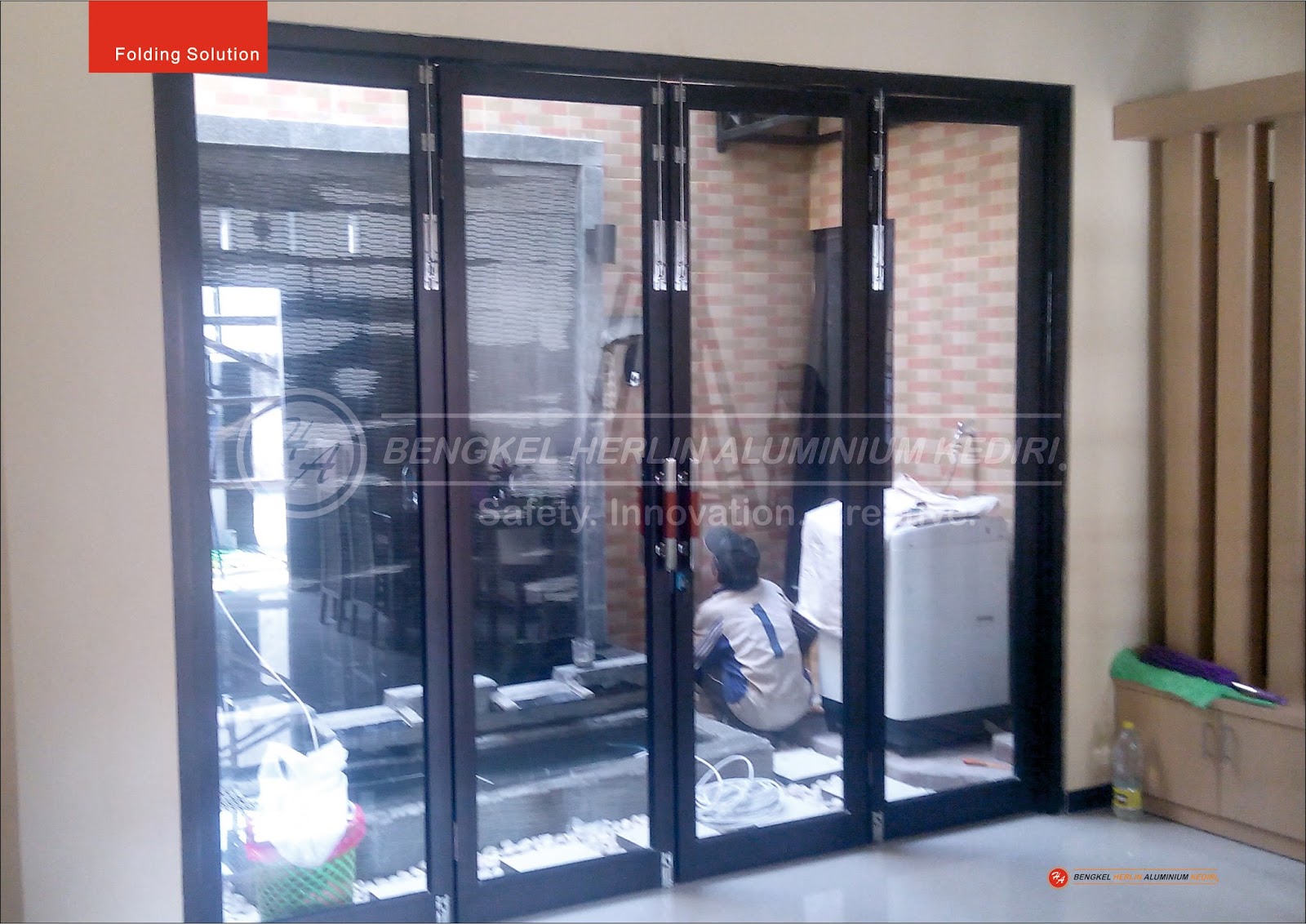 Pintu Folding Aluminium Pintu Lipat Aluminium Kaca Di Kediri ~ Bengkel ...