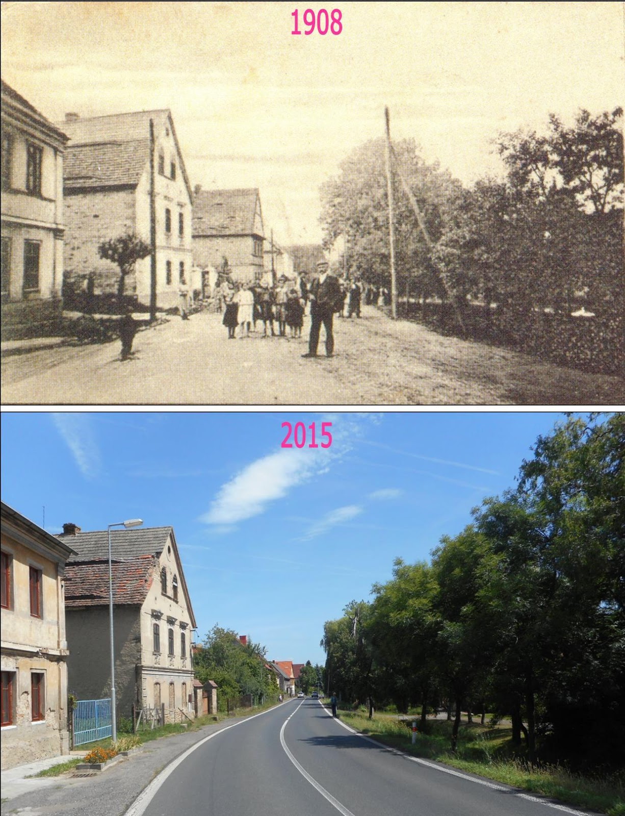 Přehled srovnávacích fotek: ZIMOŘ (Ústecký kraj)