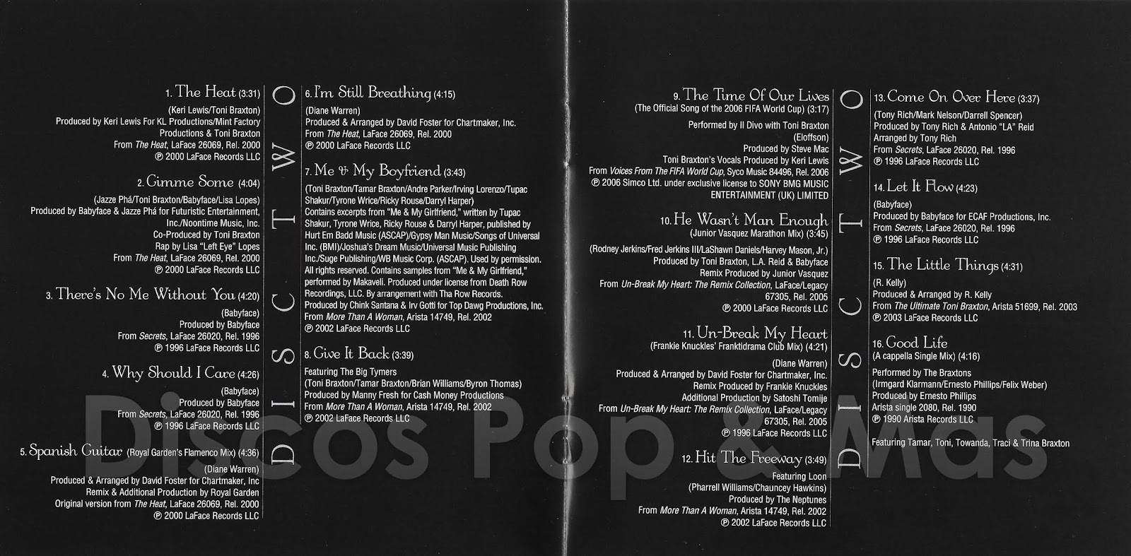 Discos Pop & Mas: Toni Braxton - The Essential