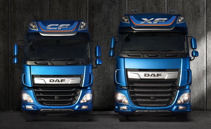 DAF apresenta novas versões da linha CF e XF