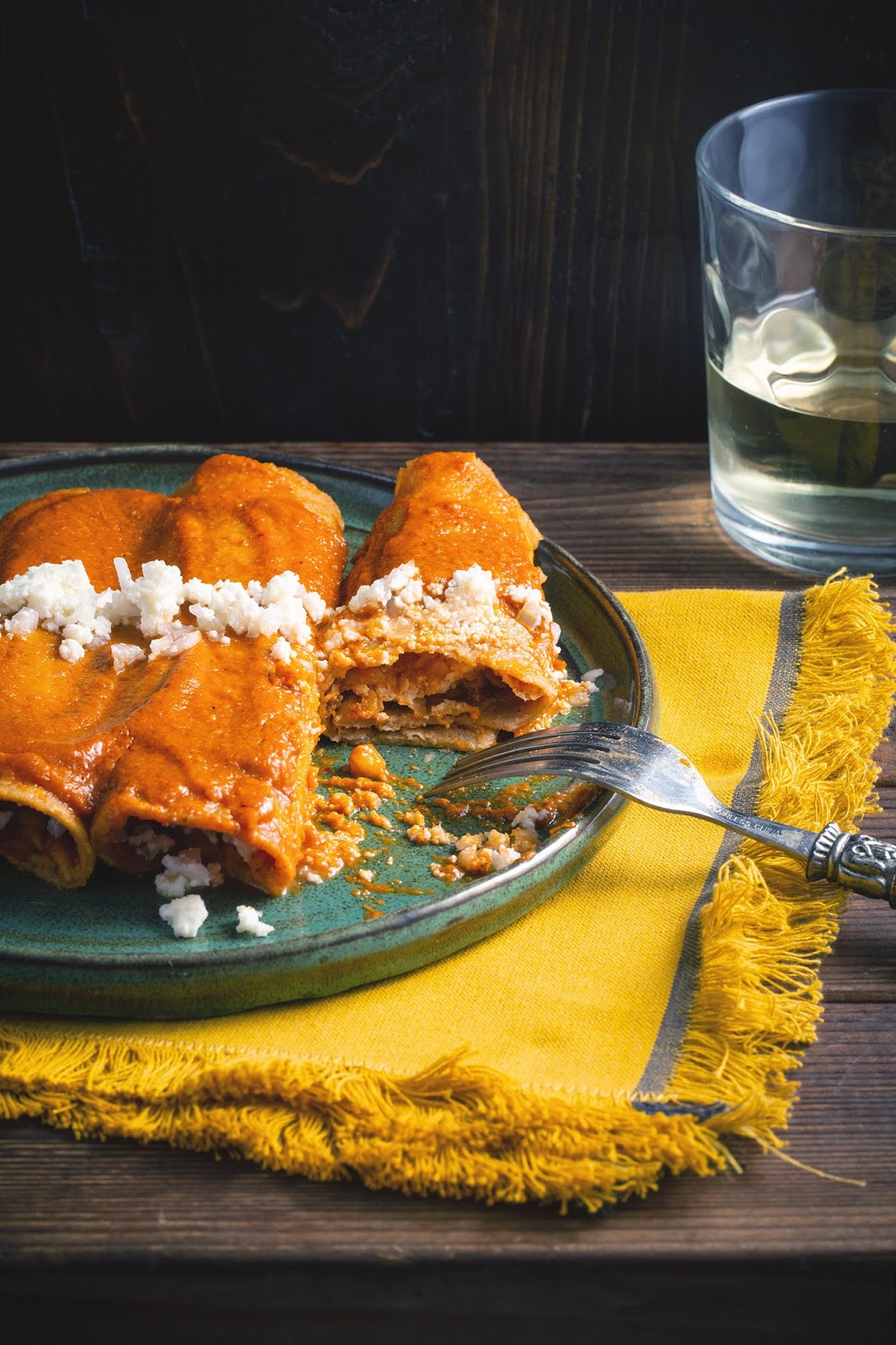 Easy Queso Fresco Entomatadas