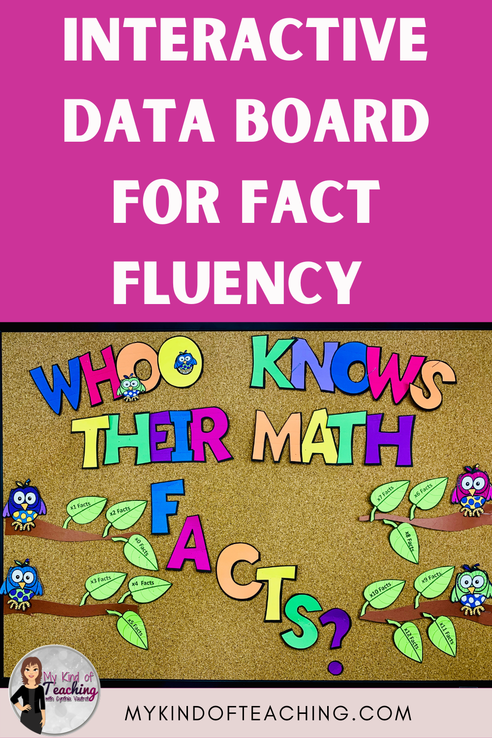 My Kind of Teaching: Interactive Data Board for Fact Fluency