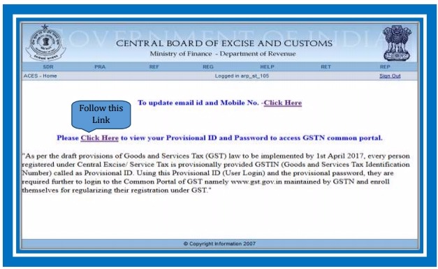 HOW TO MIGRATE YOUR SERVICE TAX=EXCISE NUMBER TO GST -STEP BY STEP ...