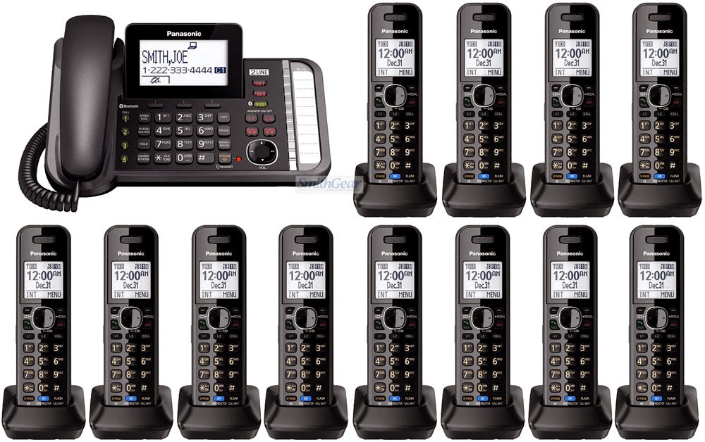 SmithGear News: NEW 2-LINE Cordless Bluetooth: Panasonic KX-TG9546B ...
