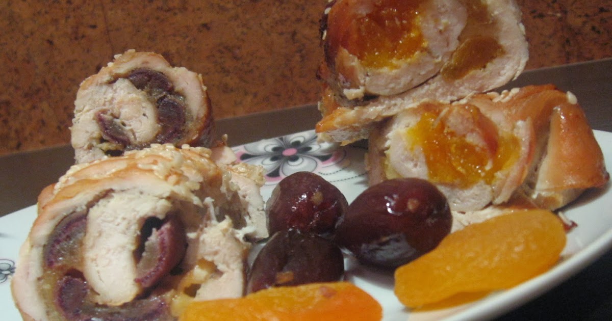 Rulada cu fructe confiate