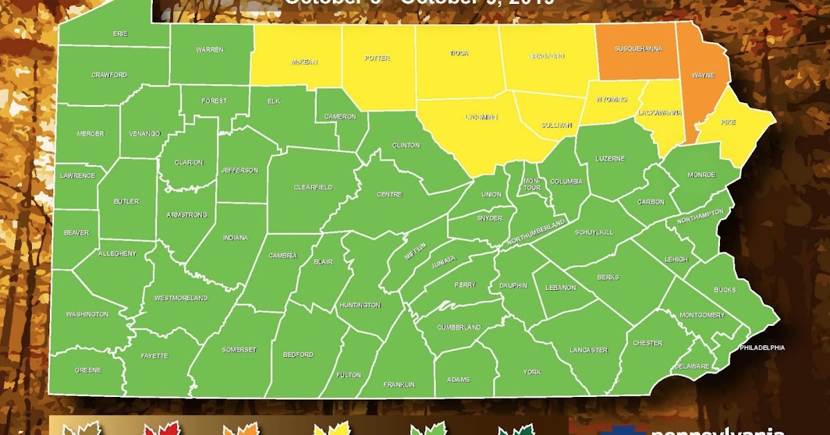 PA Environment Digest Blog: DCNR Issues 2nd Fall Foliage Report, Get ...